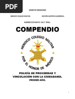 Compendio 1er Parcial PM | PDF | Batallón | Sargento