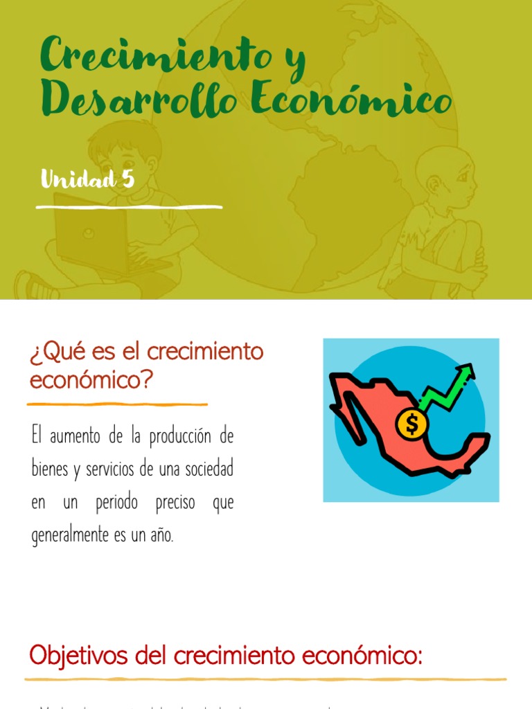 Unidad 5 Crecimiento y Desarrollo Económico | PDF | Desarrollo sostenible | Sustentabilidad