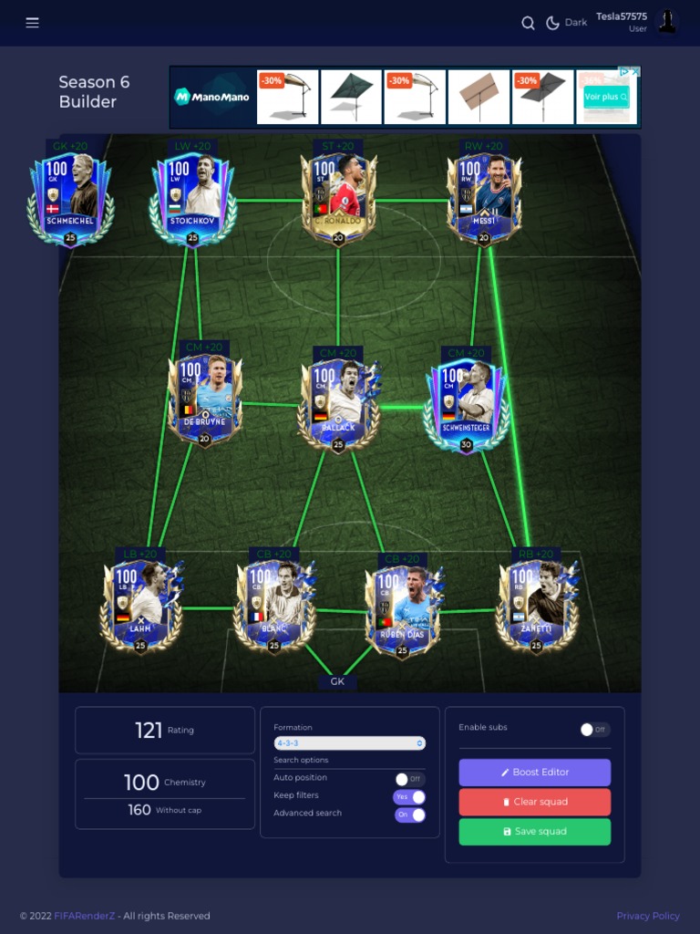 Profile Page FIFA Mobile 22 FIFARenderZ | PDF