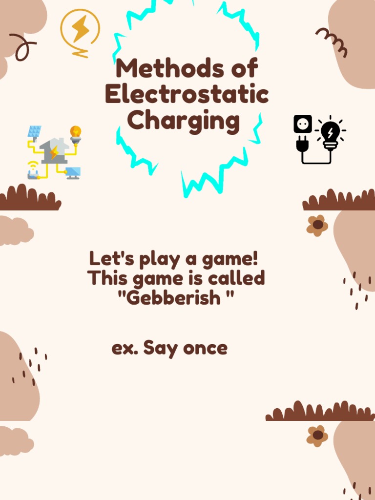 General Physics Lesson 1 Methods of Electrostatic Charging | PDF ...