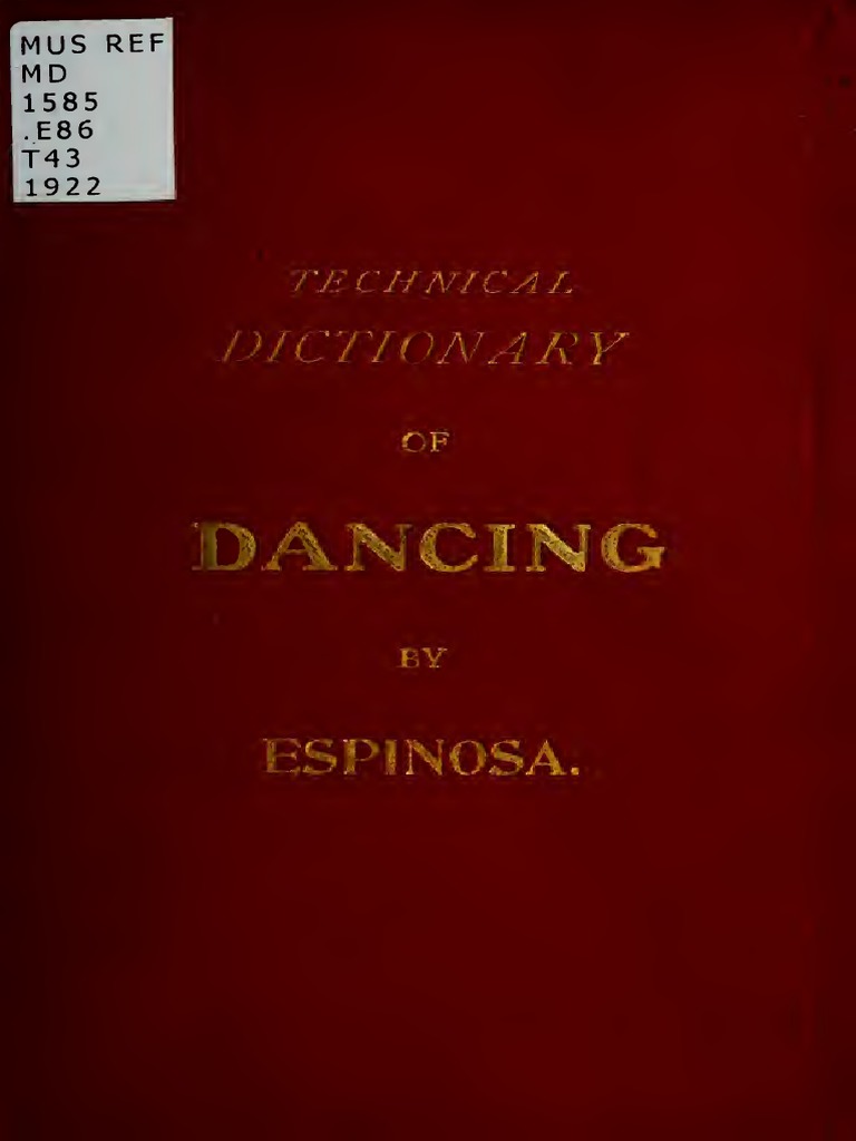 Technical Dictionary of Dancing | Download Free PDF | Concert Dance ...