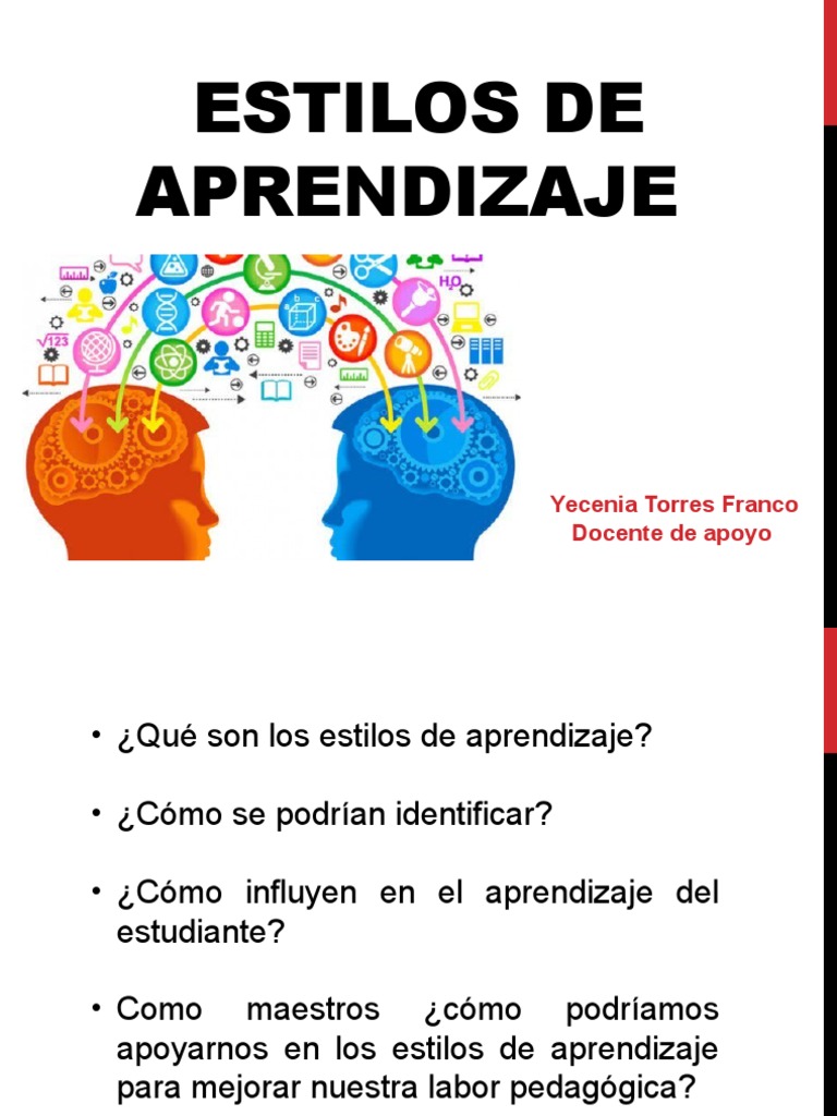 Estilos de Aprendizaje | PDF | Aprendizaje | Aprendiendo estilos