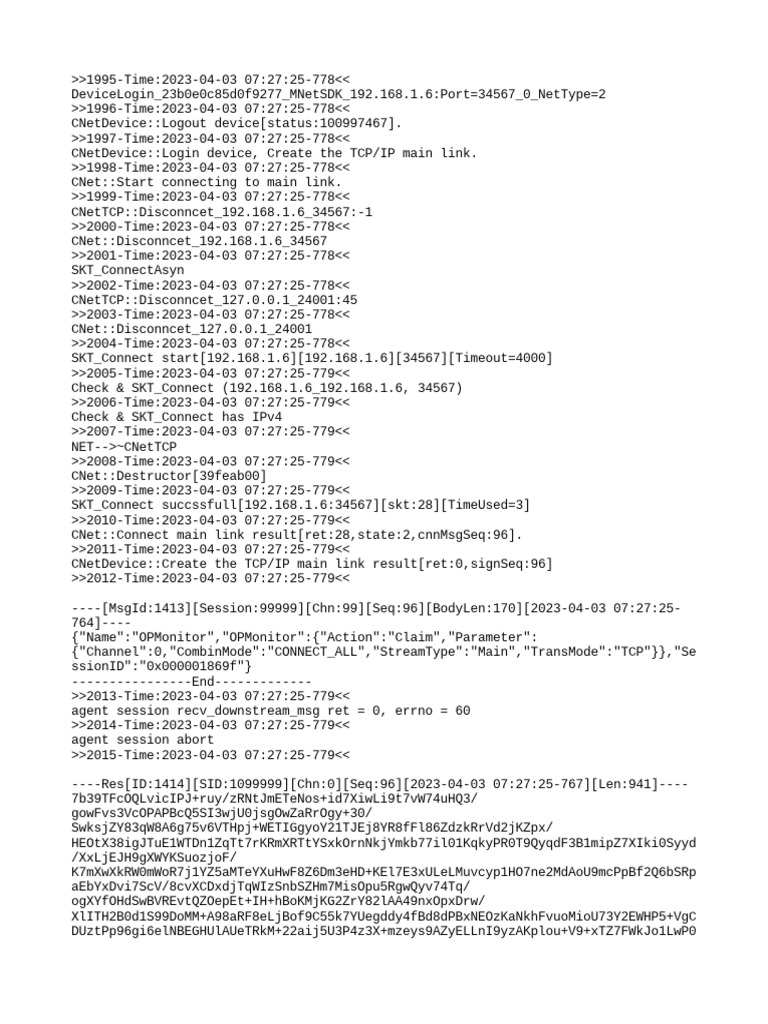 Device Login and Connection Logs | PDF | Hypertext Transfer Protocol | Networking Standards