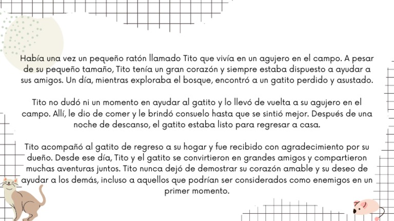 Tito y El Gatito | PDF