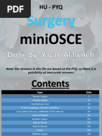 Surgery OSCE Stations With Key | PDF | Varicose Veins | Esophagus