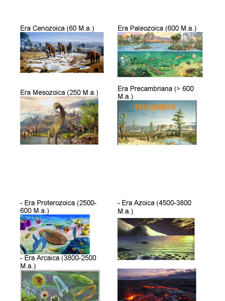Eras Geologicas | PDF