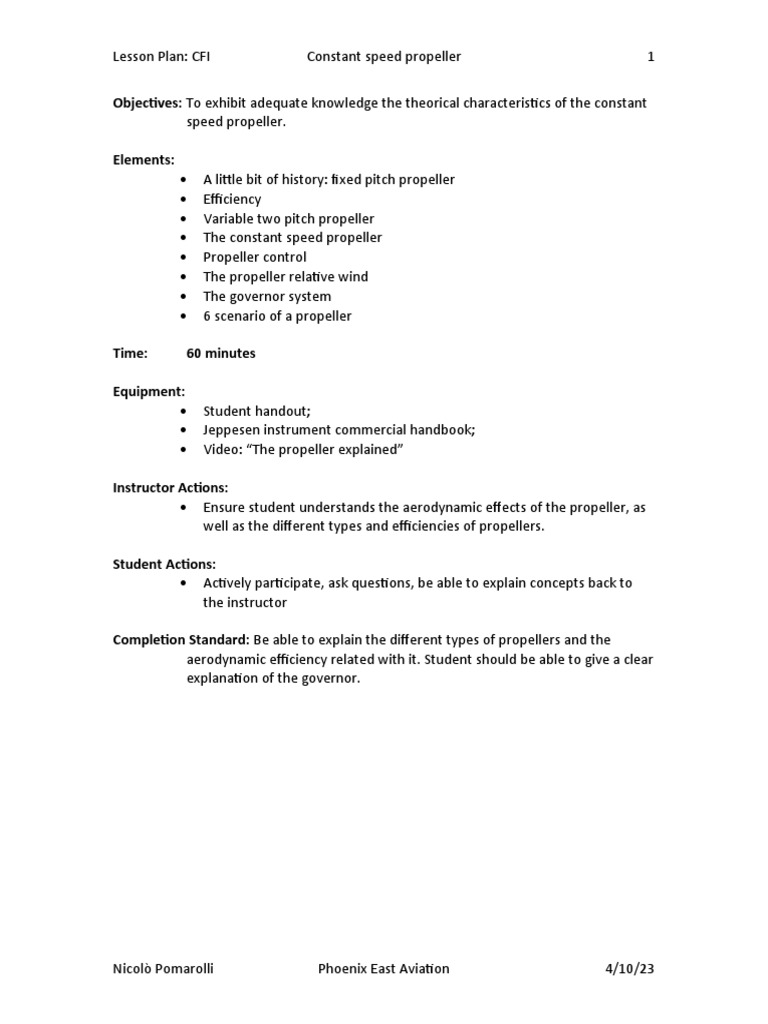 Constant Speed Propeller | PDF | Propeller | Fluid Dynamics