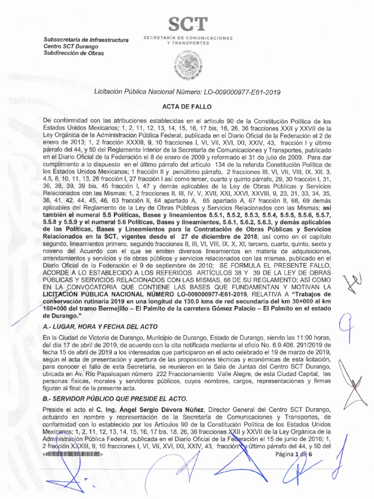 Acta de fallo E61 (3) | PDF