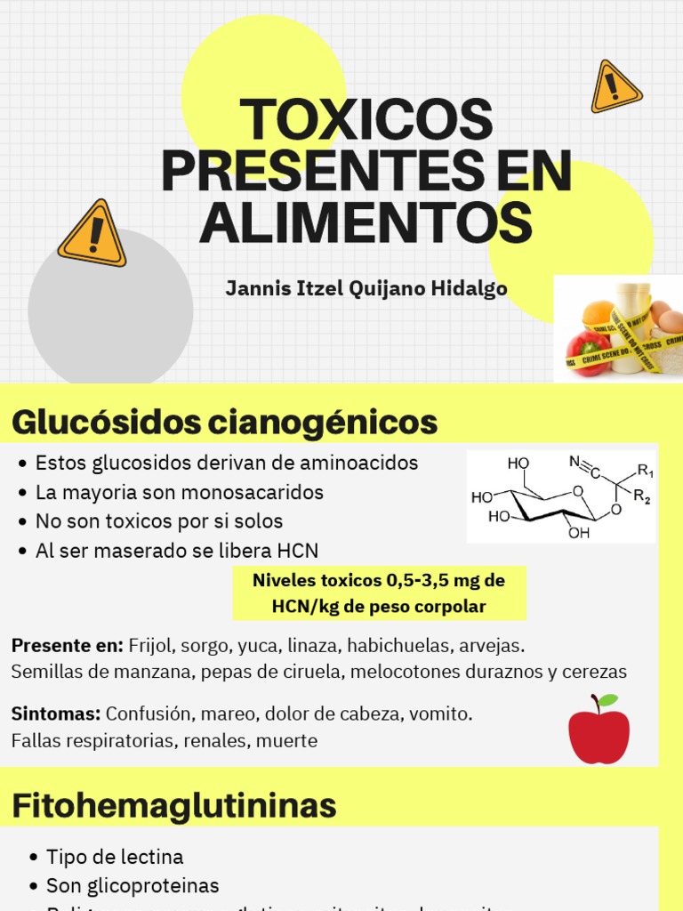 Tóxicos en Alimentos: Riesgos y Síntomas | PDF | Micotoxinas | Toxicología