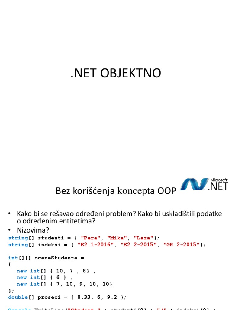 Net Objektno | PDF