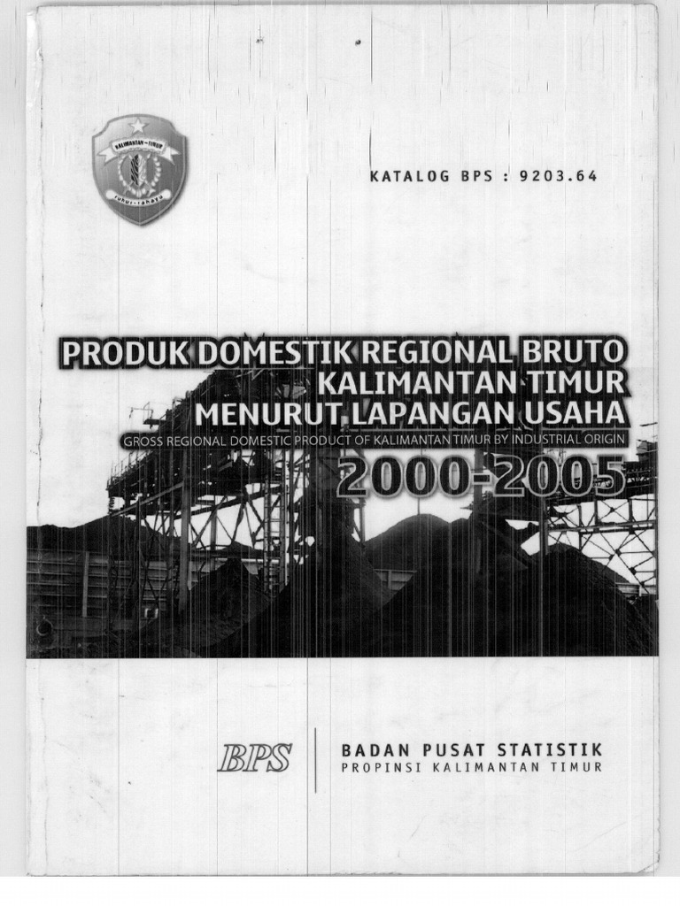 2000-2005 PDRB Kalimantan Timur Menurut Lapangan Usaha 2000-2005 | PDF