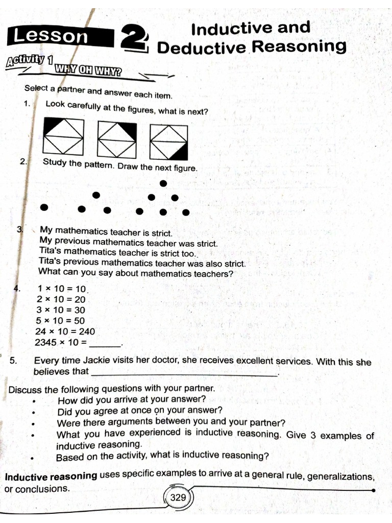 Inductive and Deductive | PDF