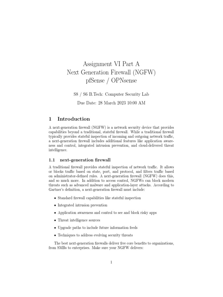 Lab VIA | PDF | Firewall (Computing) | Security