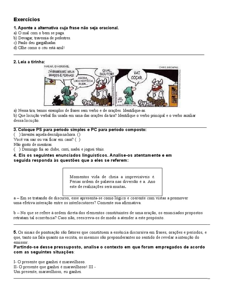 3º Ano-Revisão | PDF | Linguística