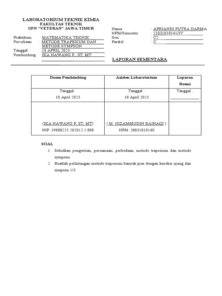 LAPSEM MODUL 6 Mattek | PDF