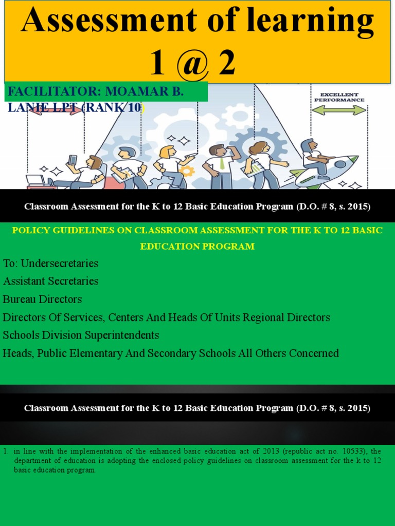 Assessment of Learning 1 at 2 | PDF | Educational Assessment | Validity ...