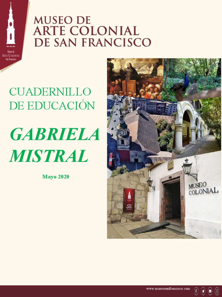 Cuadernillo Gabriela Mistral | PDF | Andes