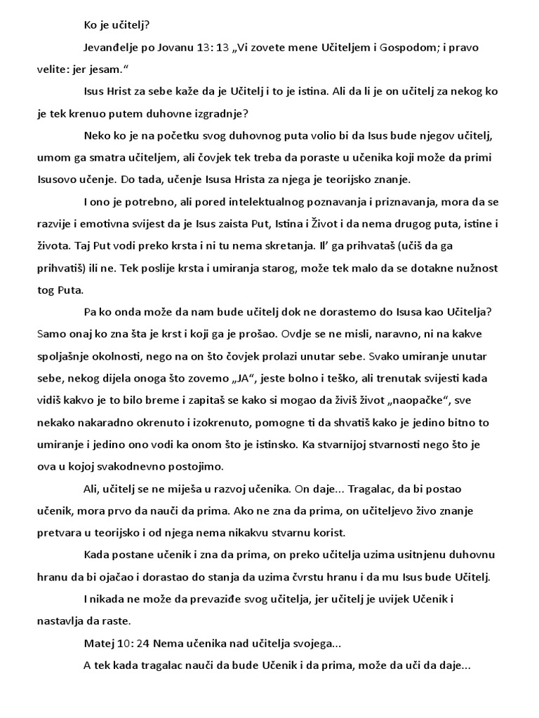 04 Ko Je Ucitelj | PDF