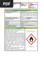 Ficha de Seguridad Jabón Liquido Antibacterial | PDF | Agua | Toxicidad