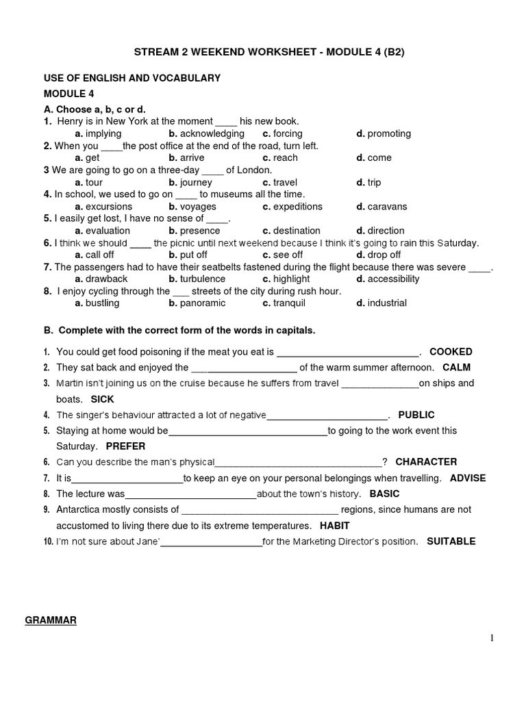 Module 4 - Weekend Worksheet | PDF