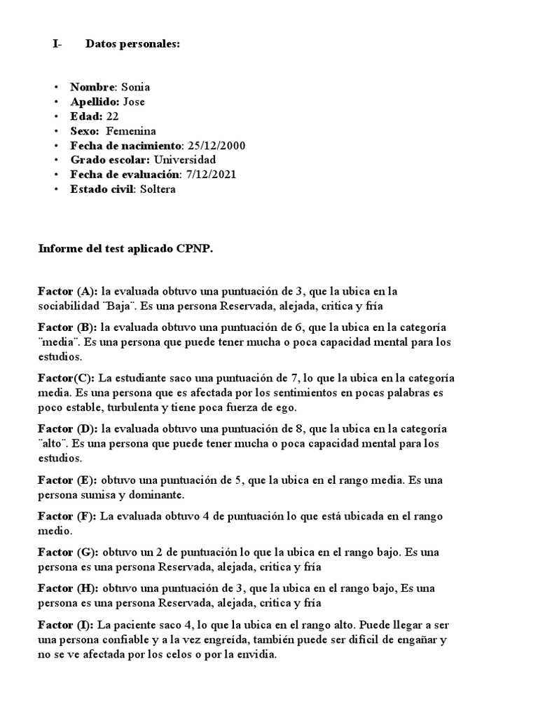 CNPN Ya | PDF | Sicología | Conceptos psicologicos