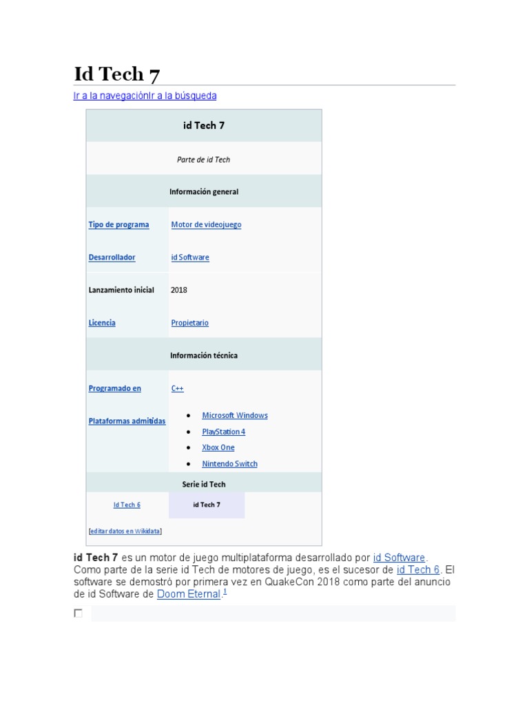 Id Tech 7 | PDF