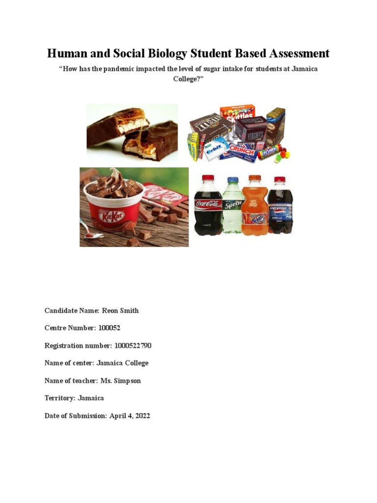 HSB Sba Final | PDF | Questionnaire | Food And Drink