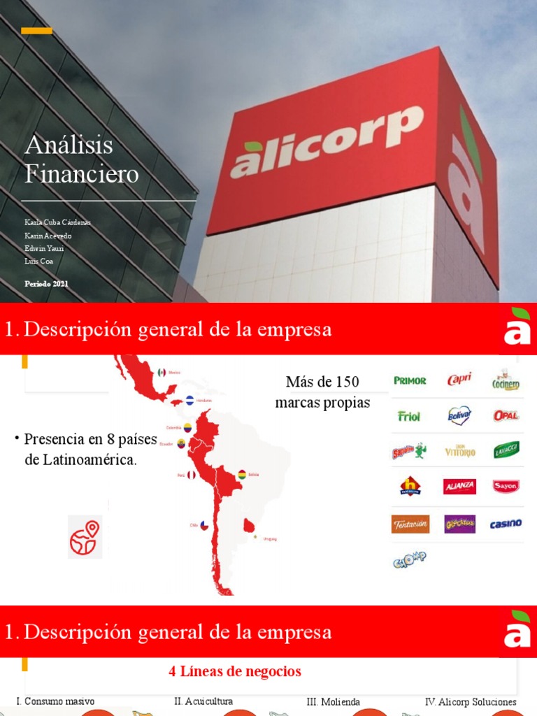 10-03-23análisis Financiero Alicorp | PDF | Rentabilidad sobre recursos propios | Inversiones