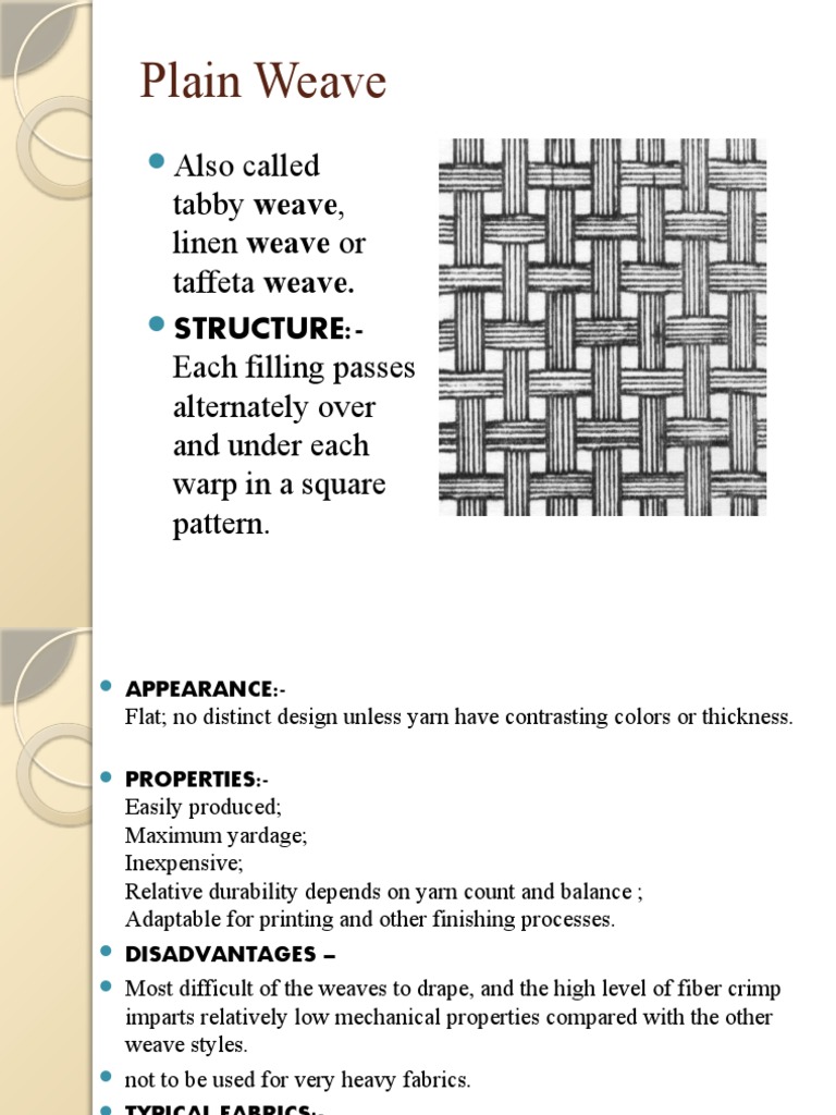 Weave | PDF | Weaving | Textiles