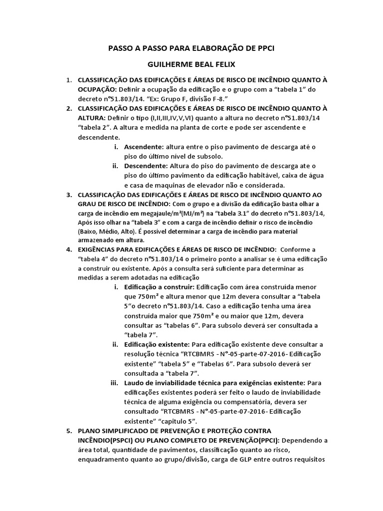 Passo A Passo para Elaboração de Ppci | PDF