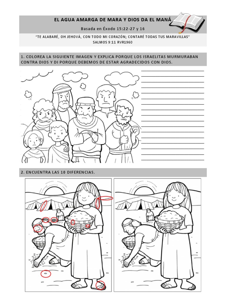 El Agua Amarga De Mara Y Dios Da El Maná Pdf