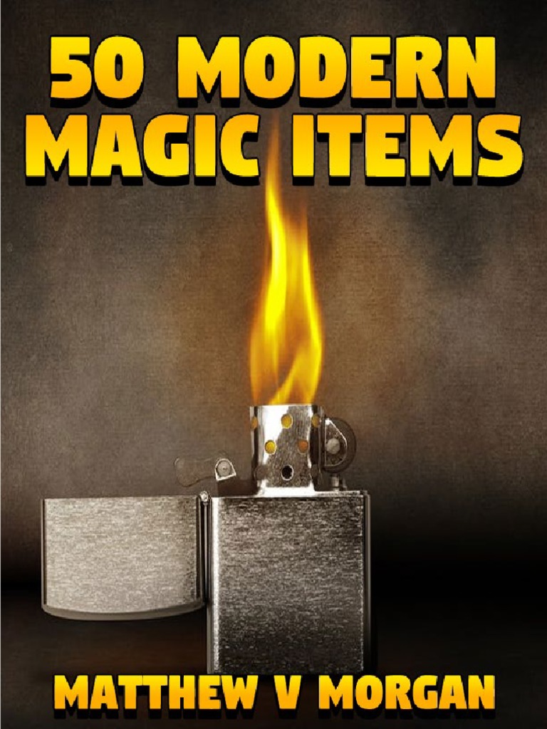50 Modern Magic Items | PDF | Glove | Armour