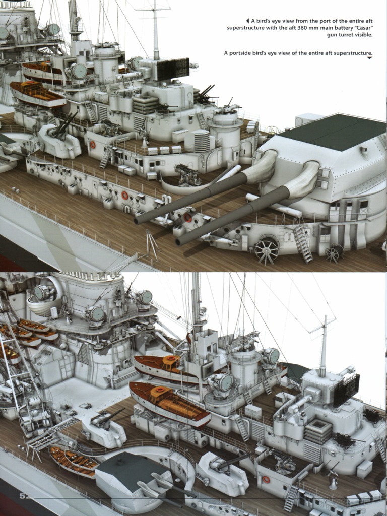 Kagero - The Battleship Bismark (Super Drawings in 3D) - 51-74 | PDF