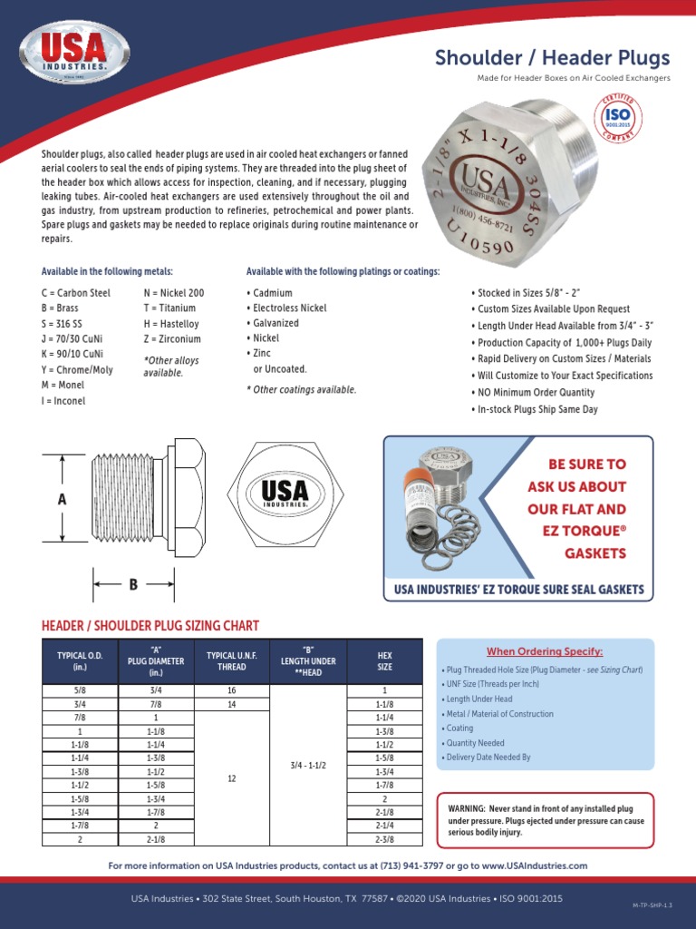 Shoulder Plugs | PDF | Applied And Interdisciplinary Physics | Chemical ...