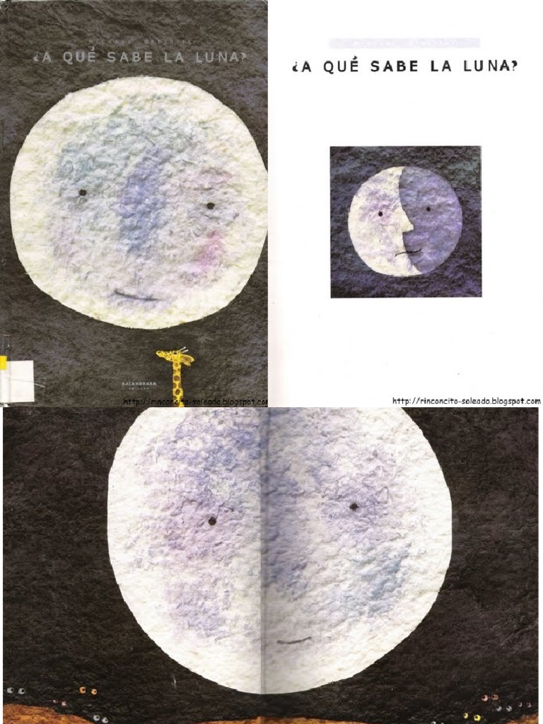 A Que Sabe La Luna Libro Infantil | PDF