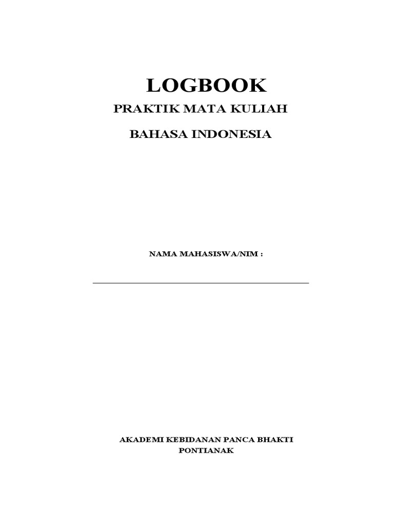 Logbook Bahasa Indonesia | PDF | Karier & Perkembangan | Seni