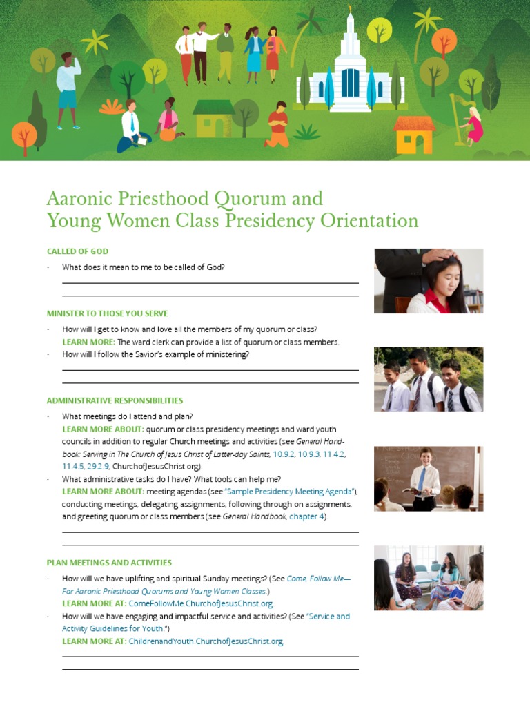 PD60009511 - 000 Quorum Class Training | PDF | Salt Lake City | Latter ...