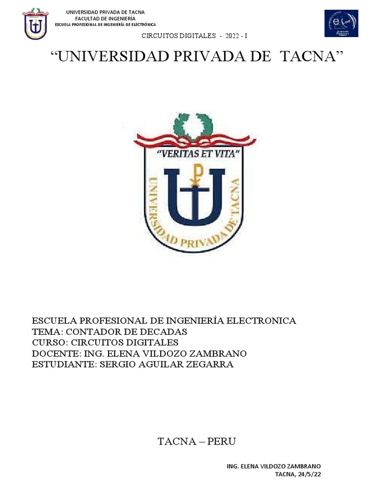 Simulación de contadores digitales de décadas utilizando los integrados ...