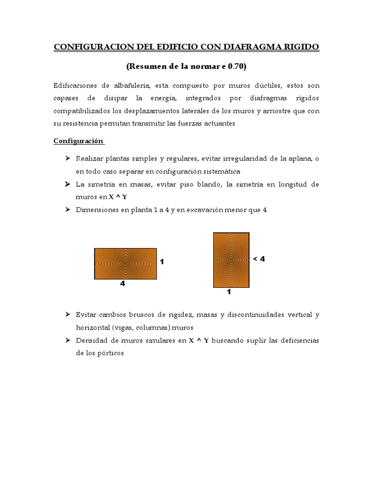 Configuracion Del Edificio Con Diafragma Rigido | PDF