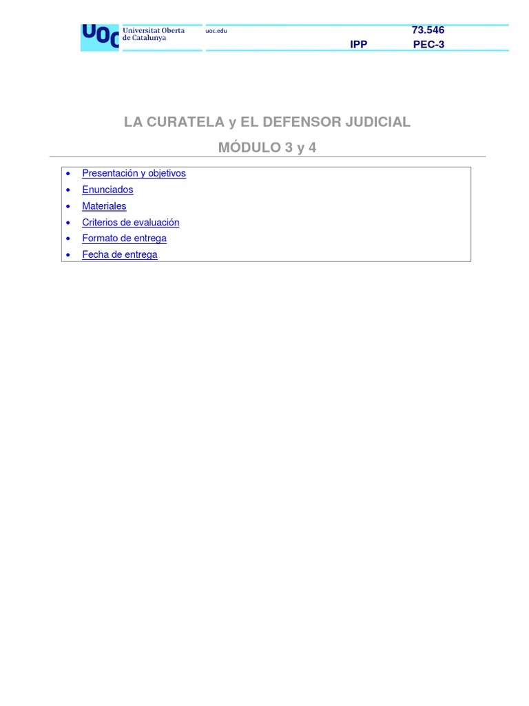 _73546-sol-PEC3-2021-2 | PDF | Guardián legal | Caso de ley