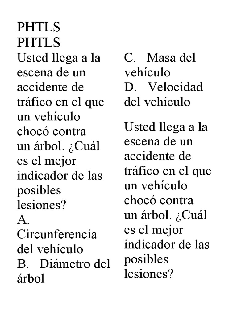 PHTLS 8.0 | PDF | Lesión cerebral traumática | Lesión