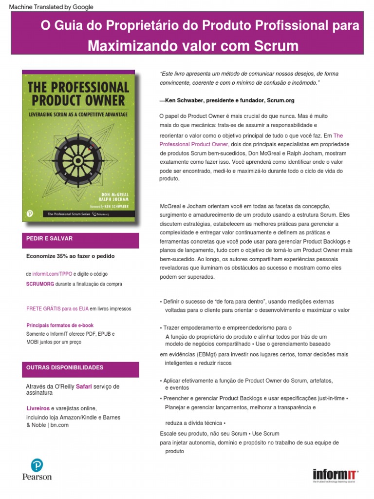 Livro The Professional Po Ingles | PDF | Vida | Microsoft