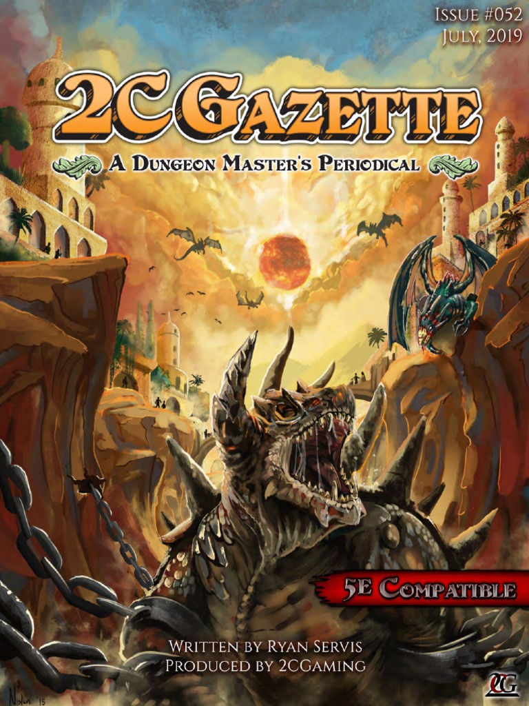 2CGazette Issue 052 - The Epic Artificer (Arcanic) | Download Free PDF | Copyright | License