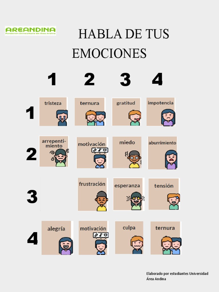 Habla De Tus Emociones Pdf