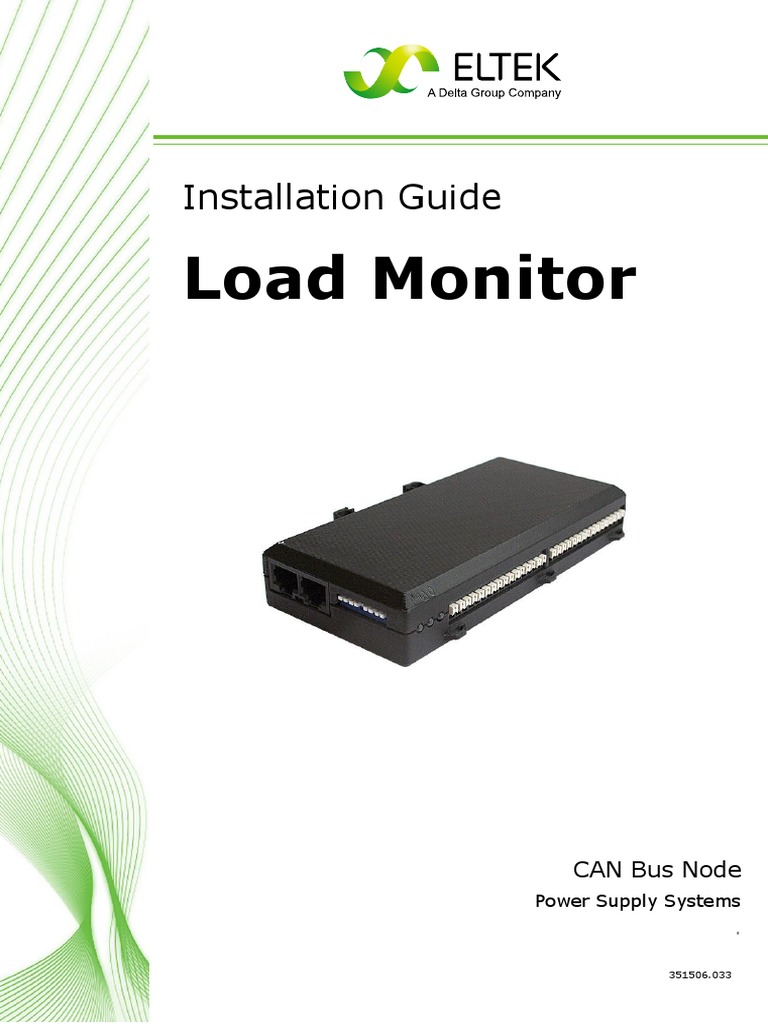 033 InstGde Load Monitor CAN Node 1v2 | PDF | Power Supply | Electrical ...