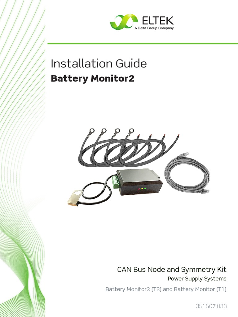 033 InstGde Battery Monitor2 CAN Node 2v0 | PDF | Power Supply ...