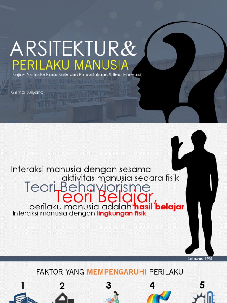 Arsitektur Dan Perilaku Manusia Kajian A | PDF