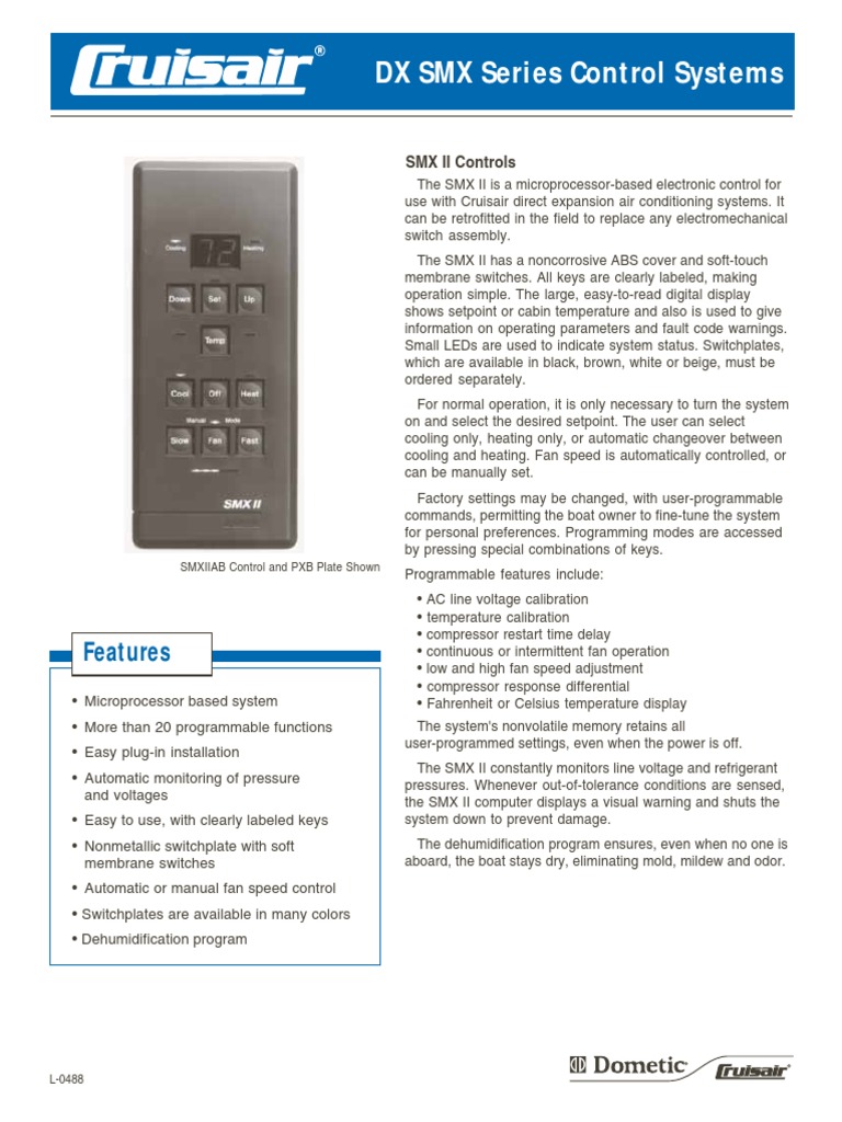 DX SMX Series Control Systems: Features | PDF | Manufactured Goods ...