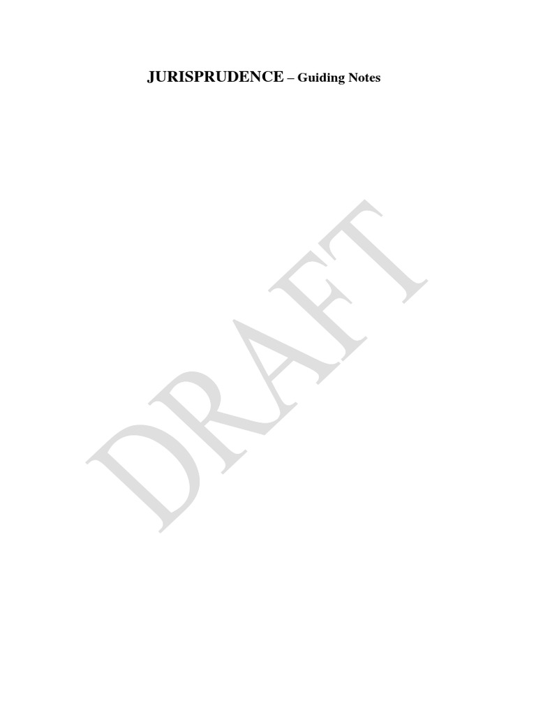 Jurisprudence: Classical Theories Overview | PDF | Jurisprudence ...