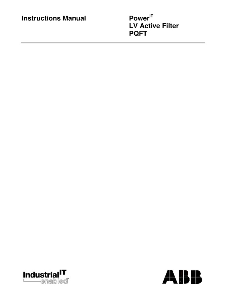 Active Filter ABB | PDF